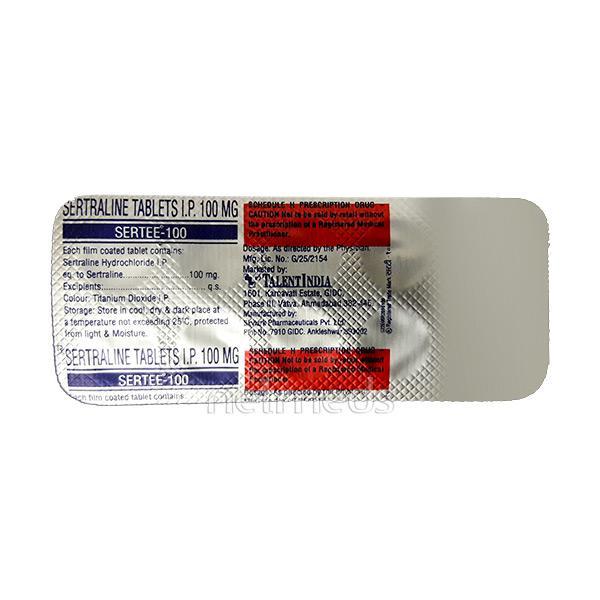 Sertee 100mg Tablet 10'S