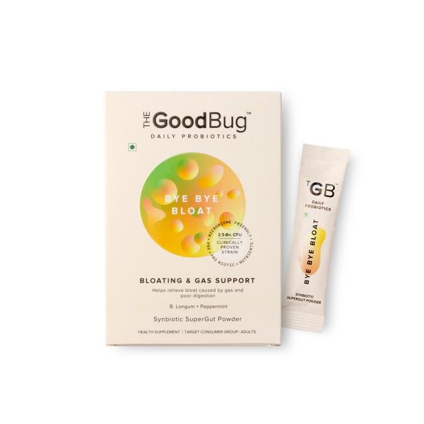 Buy The Good Bug Bye Bye Bloat Powder (Pack of 2gm x 15 Sachets) 1's ...