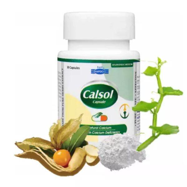 Buy Hapdco Calsol Capsule 30's Online at Best Price - Speciality Medicine