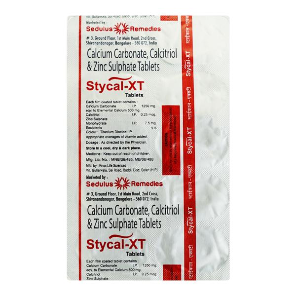 STYCAL XT Tablet 10's Price, Uses, Side effects, Substitutes | Netmeds