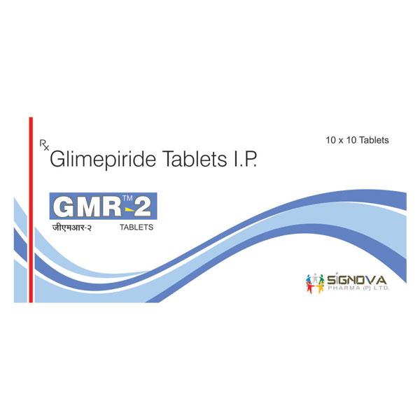 gmR 2mg Tablet 10's : Uses, Side Effects, Price | Netmeds
