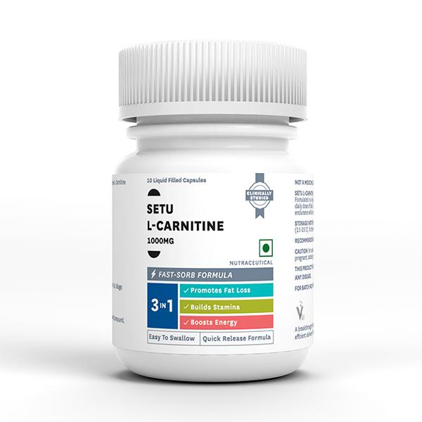 Setu L-Carnitine Veg Capsule 10's