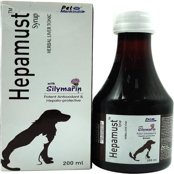 Pet Mankind Hepamust Herbal Liver Tonic Syrup 200 ml Online at ...
