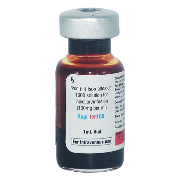 RAPIFER 100 Injection 1ml Price, Uses, Side effects, Substitutes | Netmeds