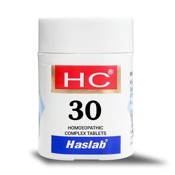 Buy Haslab HC 30 (Homeopathic Complex) Tablet 20 gm Online at ...