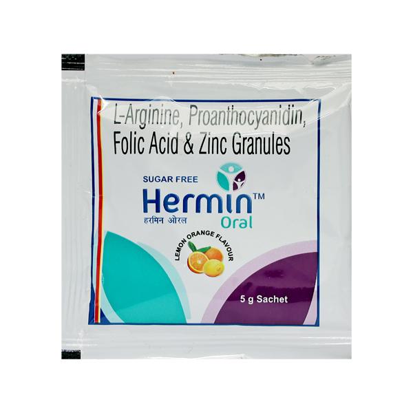 Hermin Sugar Free Orange Flavour Sachet 5gm (N)
