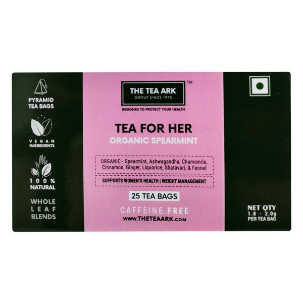 The Tea Ark Tea For Her Tea Bag - Organic Spearmint 25's Online at Best ...