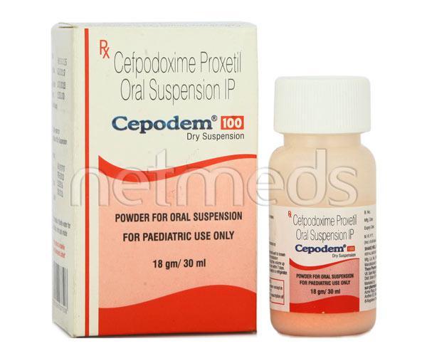 Cepodem XP 100mg Dry Syrup 30ml : Price, Uses, Side Effects | Netmeds