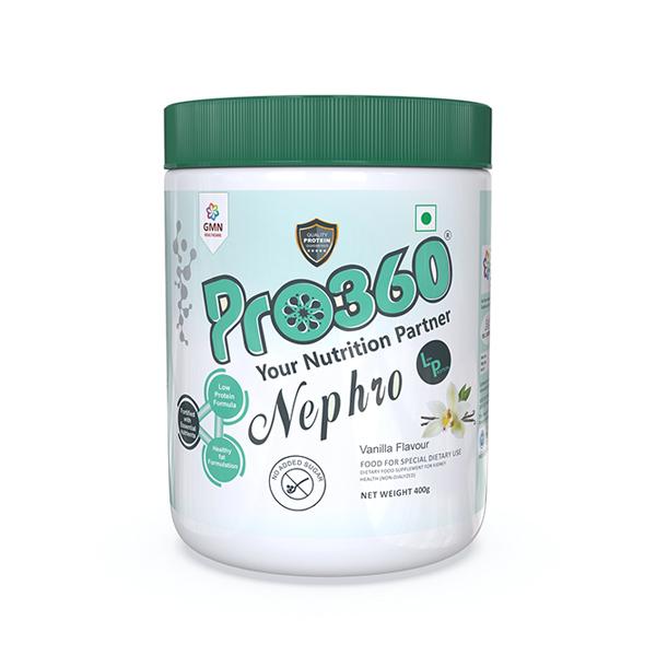 Buy Pro360 Nephro LP Powder - Vanilla Flavour 400 gm Online at ...