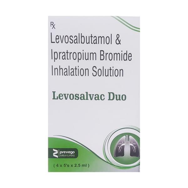 LEVOSALVAC DUO Respules 2.5ml - Buy Medicines online at Best Price from ...
