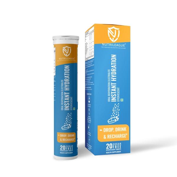 Nutrileague Instant Hydration Effervescent Tablet 20's Online at Best ...