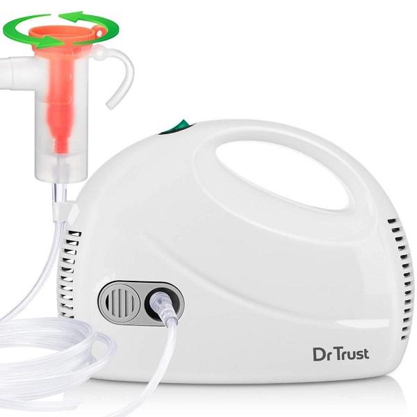 Dr Trust USA Compressor Nebulizer with Flow Adjuster (407) - White