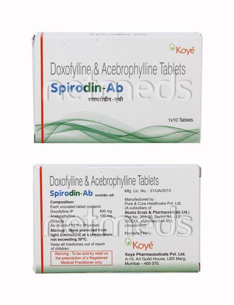 Spirodin AB Tablet 10'S