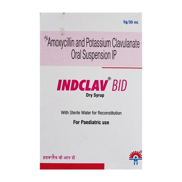 Buy INDCLAV BID Oral Suspension 30ml Online at Upto 25% OFF | Netmeds