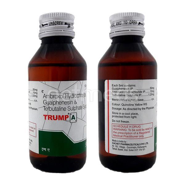 Trump A Syrup 100ml Price, Uses, Side effects, Substitutes | Netmeds