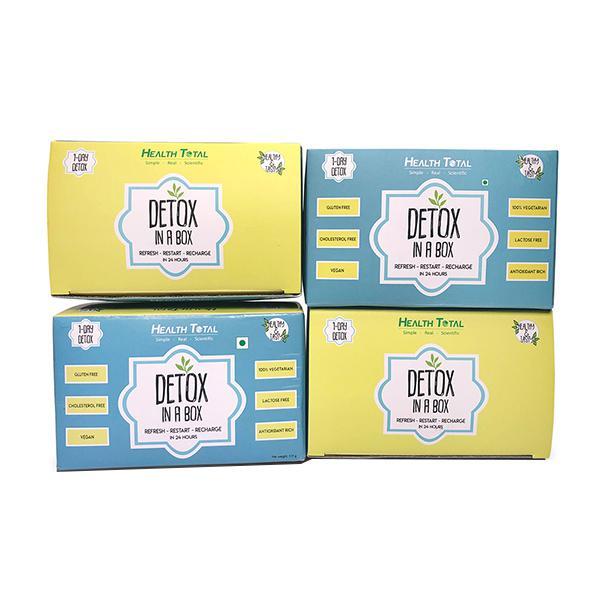 Health Total Detox In A Box (Pack of 4 x 117 gm)