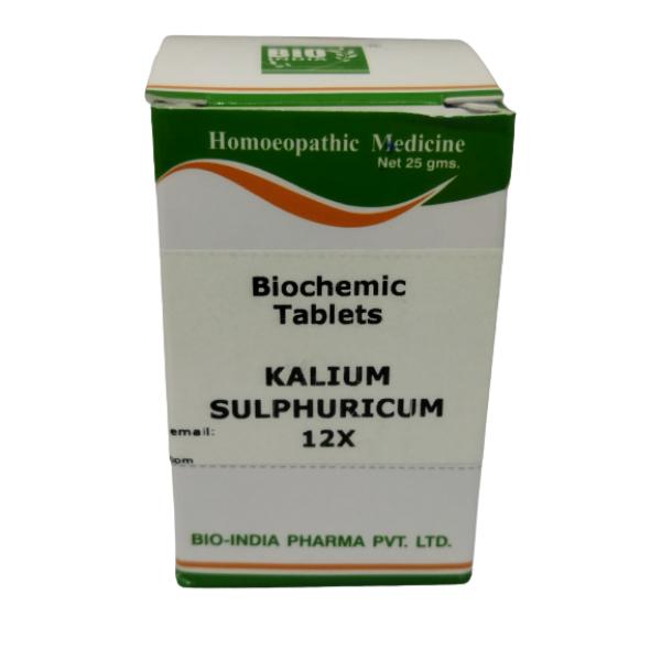 Bio-India's Biochemic Tablet - Kalium Sulphuricum 12X 25 gm Online at ...