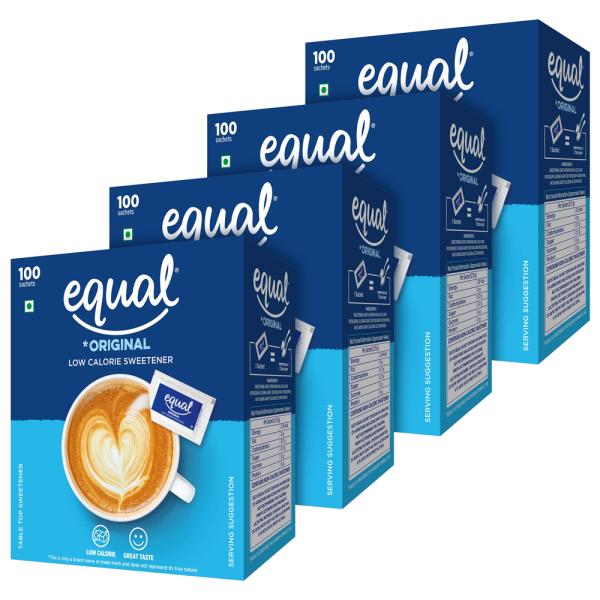 Equal Original Sweetener Sachet (Pack of 4 x 100's) 1's Online at ...