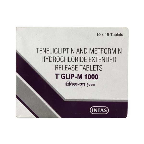 Tglip M 1000mg Tablet 15'S : Price, Uses, Side Effects | Netmeds