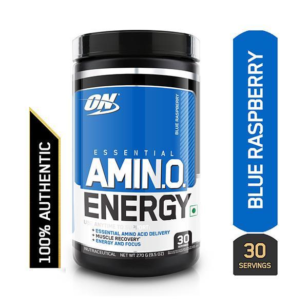 Buy Optimum Nutrition (ON) Amino Energy Blue Raspberry 30 Servings 270 ...