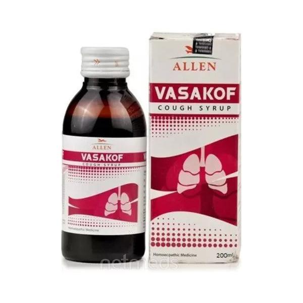 Allen Vasakof Cough Syrup 200 ml online at best price-Homeopathy