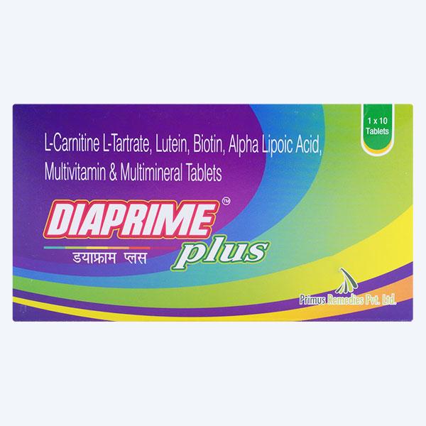 Buy Diaprime Plus Tablet 10'S Online at Upto 25% OFF | Netmeds