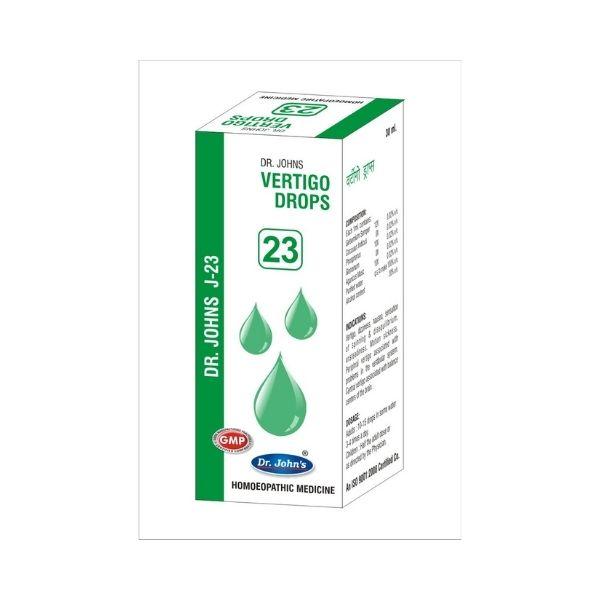 Buy Dr.John's J 23 Vertigo Drops 30 ml Online at Discounted Price | Netmeds