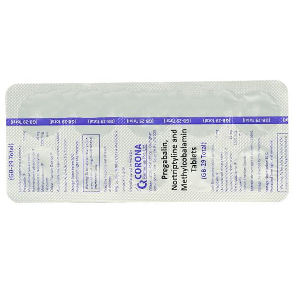GB 29 Total Tablet 10'S Price, Uses, Side effects, Substitutes | Netmeds