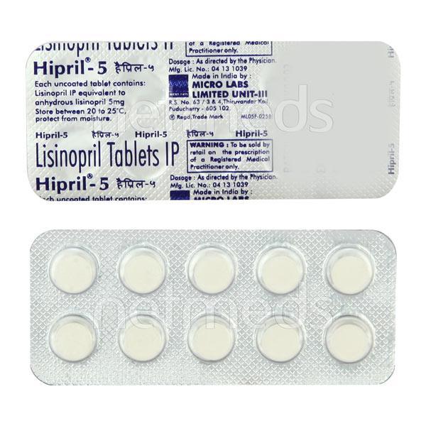 Hipril 5mg Tablet 10'S