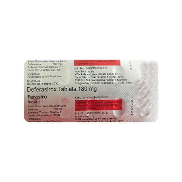FERASIRO 180 Tablet 10's