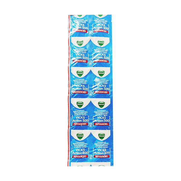 Vicks Action 500 Tablet 10's