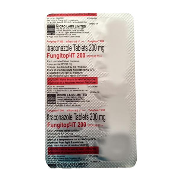 FUNGITOP IT 200 Tablet 10's