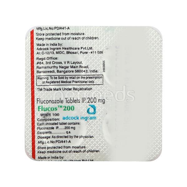 Flucos 200mg Tablet 4'S : Uses, Side Effects, Price | Netmeds