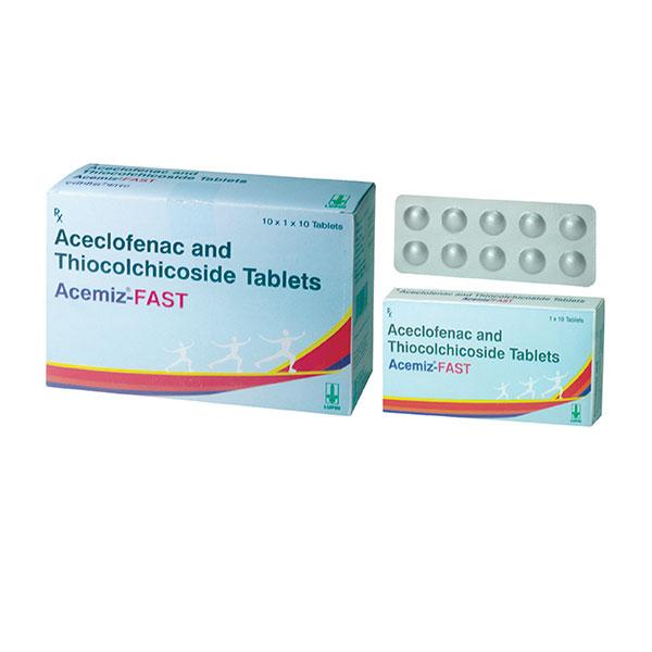 Acemiz Fast 4/100mg Tablet 10'S