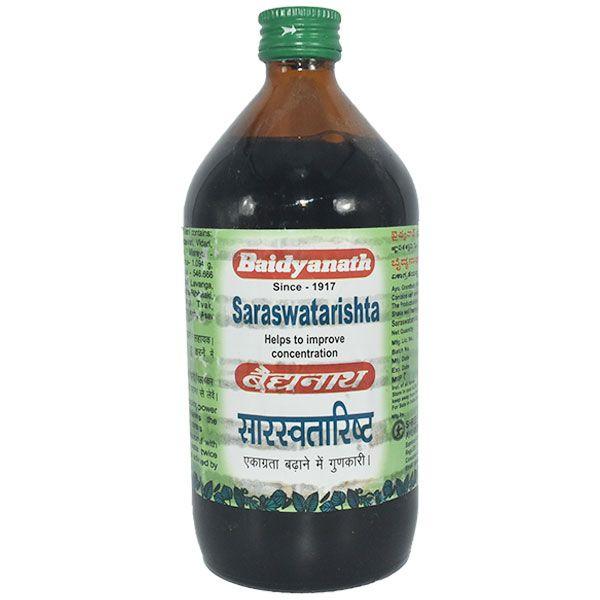 Buy Baidyanath Saraswatarishta Syrup 450 ml Online at Discounted Price ...