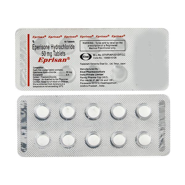 Eprisan 50mg Tablet 10'S : Uses, Side Effects, Price | Netmeds