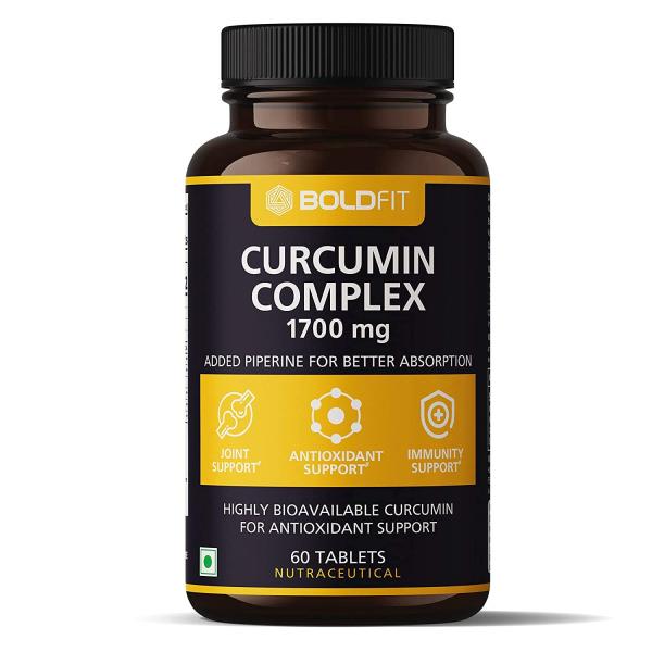 Boldfit Curcumin Complex Tablet 60's Online at Best Price - General Health