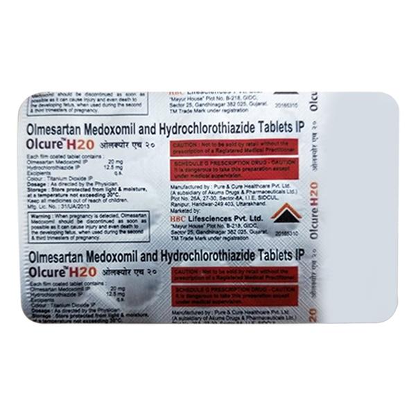 OLCURE H 20 Tablet 15's Price, Uses, Side effects, Substitutes | Netmeds