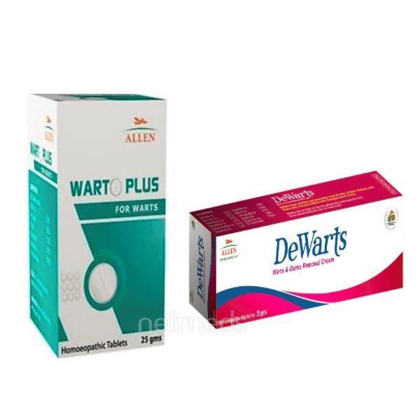 Allen Anti Warts Combo Pack (Warto Plus Tablet + Dewarts Cream) online ...