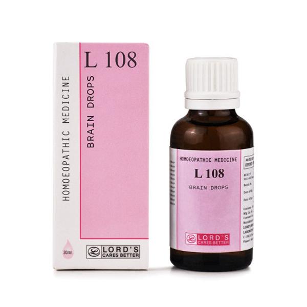 Buy Lord's L 108 Brain Drops 30 ml Online at Discounted Price | Netmeds