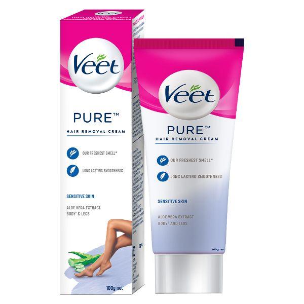 Buy Veet Hair Removal Cream - Sensitive Skin 100 gm Online at ...