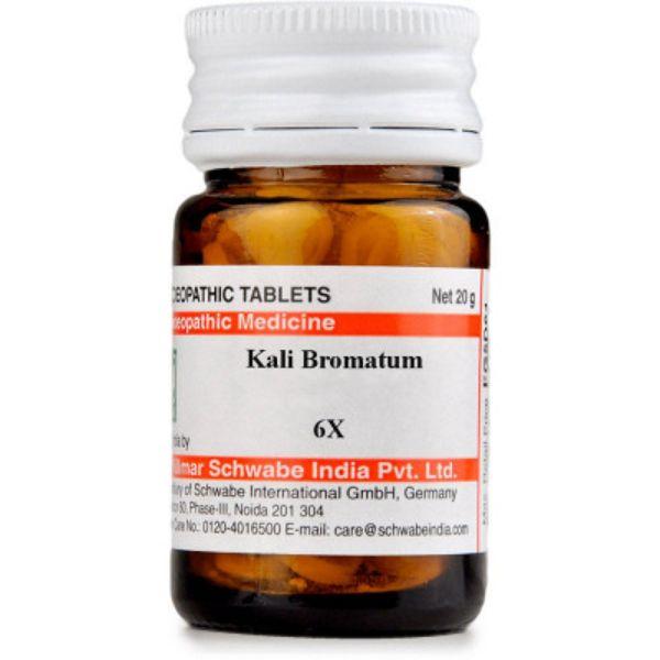 Buy Dr.Willmar Schwabe Kali Bromatum (Kalium Bromatum) 6X Tablet 20 gm ...