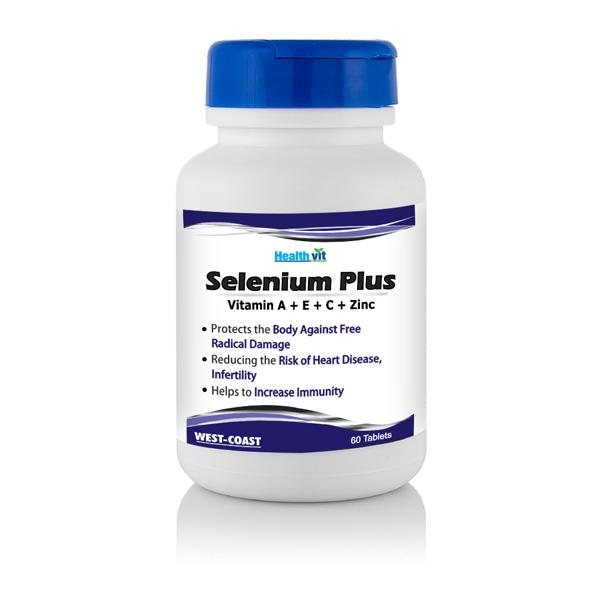HealthVit Selenium Plus (Vitamins A C E Zinc) Tablet 60's online at ...
