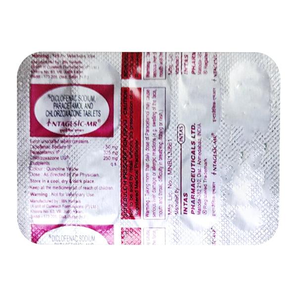 Intagesic MR Tablets: Uses, Side Effects, Precautions | Netmeds