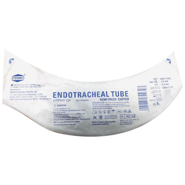 Sterimed Endotracheal Tube Reinforced Cuffed (SMD 719C) (4.5mm)