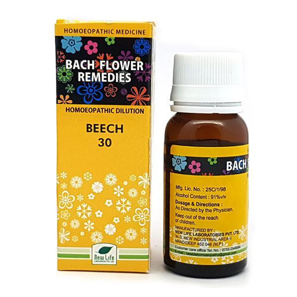 New Life Bach Flower Beech 30 Liquid 30 ml online at best price-Homeopathy