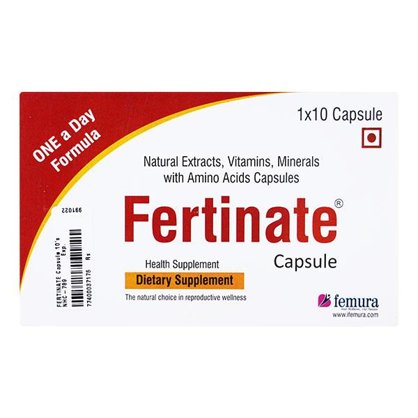 FERTINATE Capsule 10's Price, Uses, Side effects, Substitutes | Netmeds