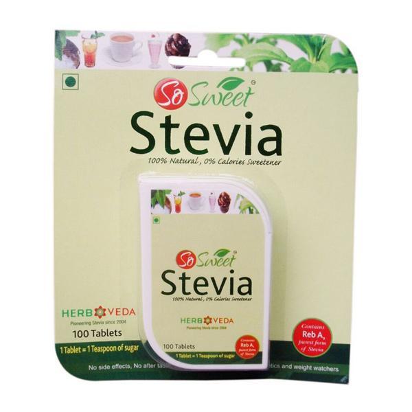 So Sweet 100% Natural Sugarfree Sweetener Stevia Tablets 200's online ...