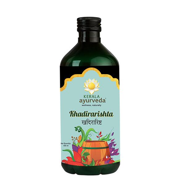 Kerala Ayurveda Khadirarishta Syrup 450 ml Online at Best Price ...