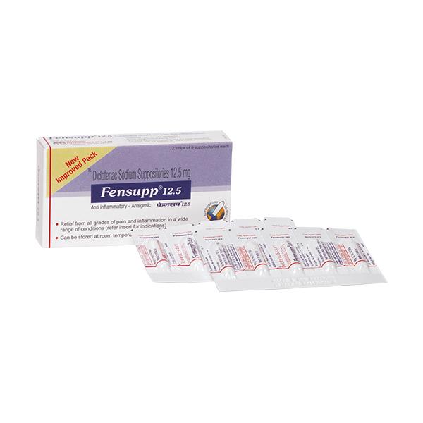 FENSUPP 12.5mg Suppositories 10's